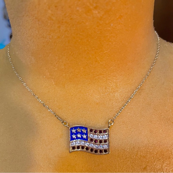 Avon | Jewelry | Beautiful Avon Flag Bling | Poshmark